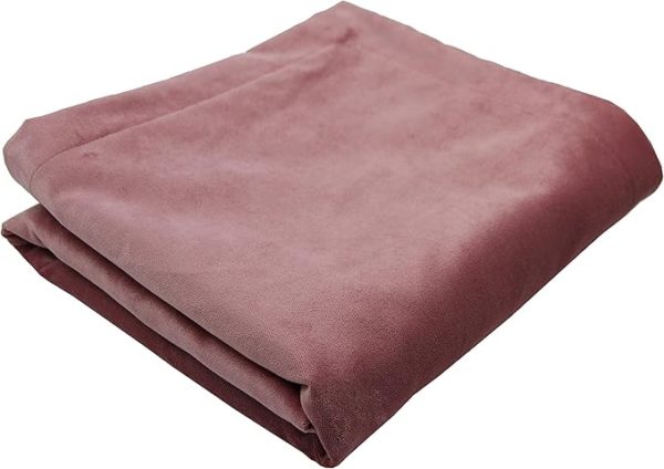 Luxury Matt Velvet Rose Pink Throw to suit all sizes - sofas, chairs ...